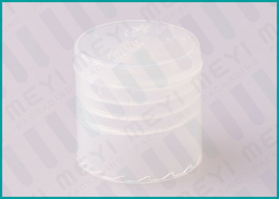Transparent Smooth Flip Top Cap 20/415 Highly Sealed For Lotion Bottles