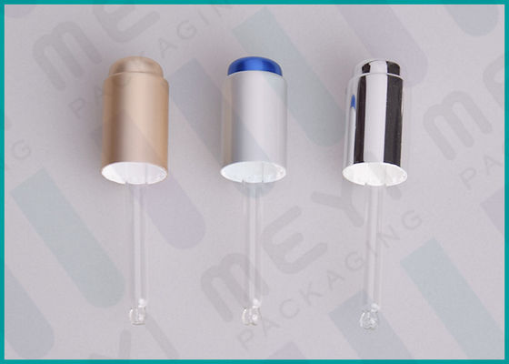 13/415 Aluminum Anodizing Press Push Button Dropper For Glass Vials