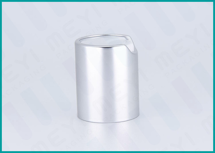 Matt Silver Disc Top Cap 20/415 Press Dispensing Cap Lotion Cap