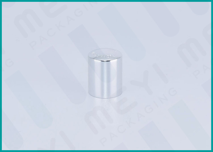 Shiny Silver Perfume Cap Replacement Top Embossed Logo For FEA 15mm Bottle