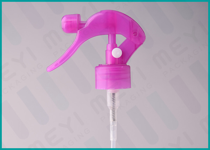 24/410 Pink All Plastic Pump Sprayer , Economic Fine Mist Trigger Sprayer